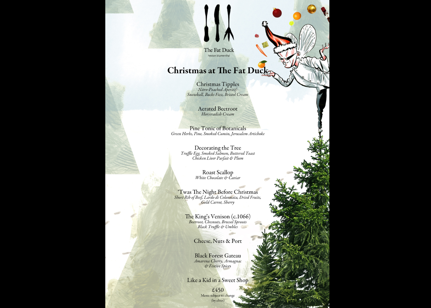 The Fat Duck Unveils 30th Anniversary Christmas Menu Starting November ...