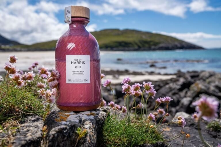 Isle of Harris Distillery unveils ‘sea thrift pink’ ceilidh bottle ...