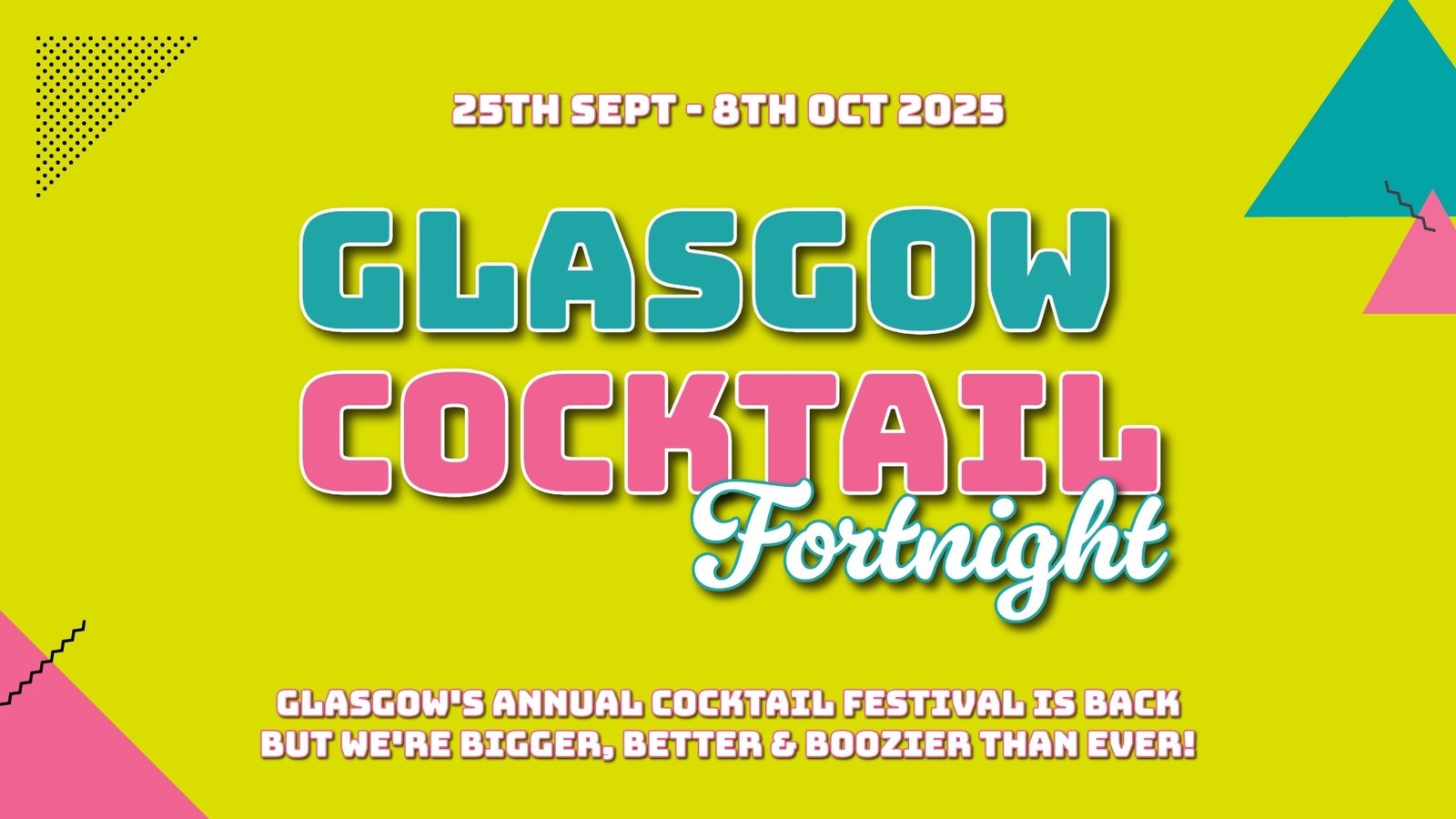 Glasgow Cocktail Week expands to two-week ‘Glasgow Cocktail Fortnight ...